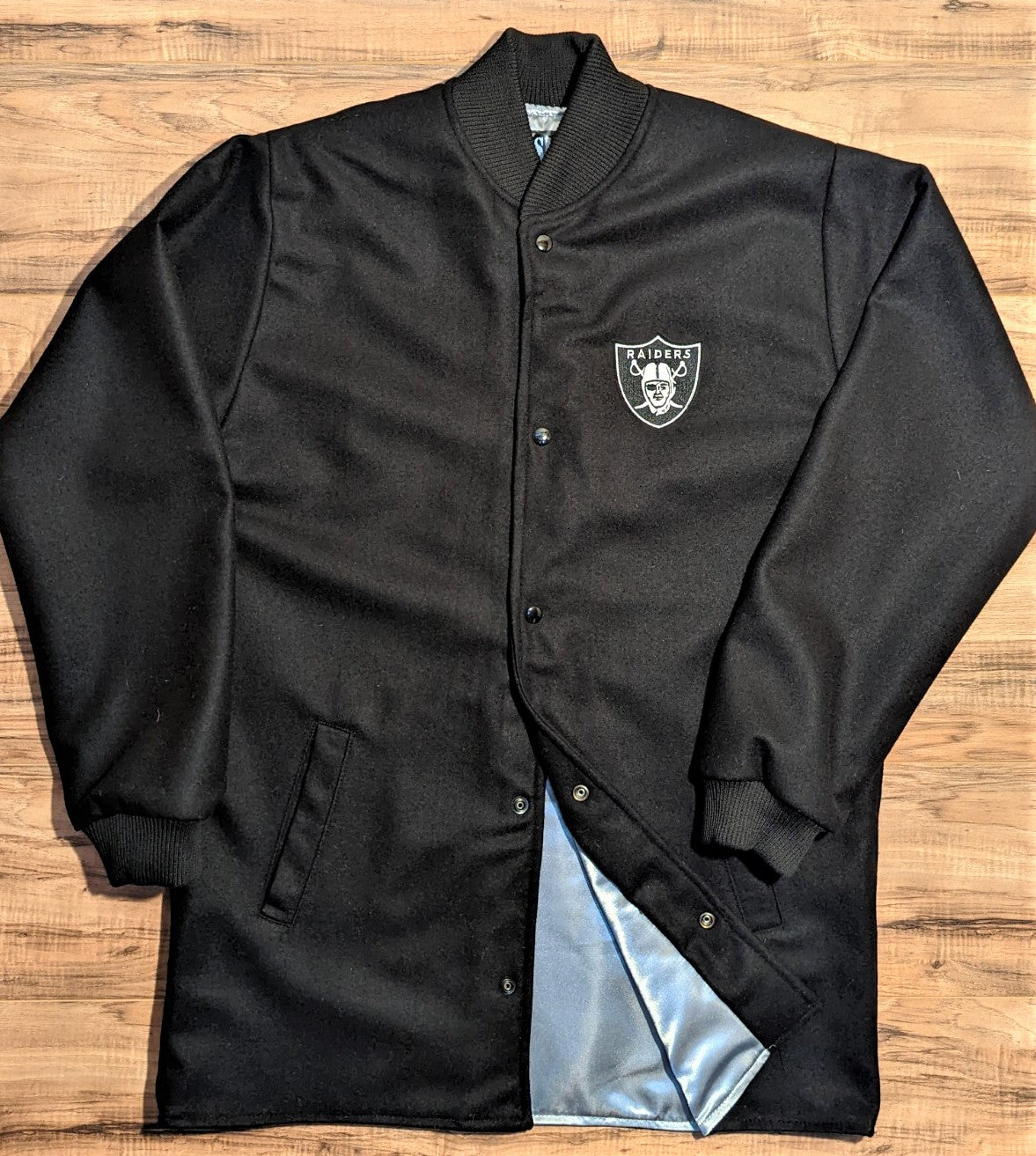 clciker patch jacket black – johnny suede customs