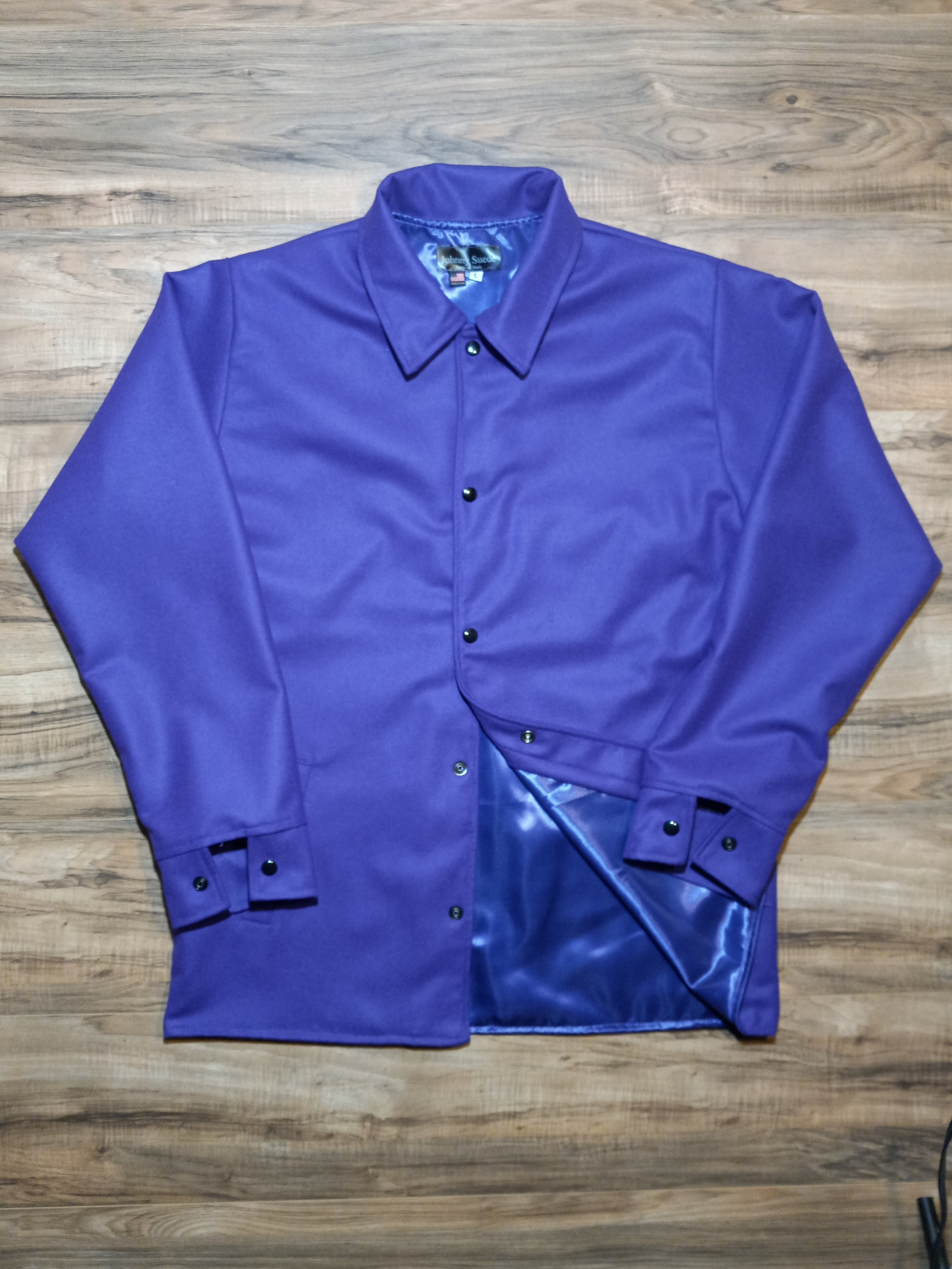 purple on purple clicker – johnny suede customs